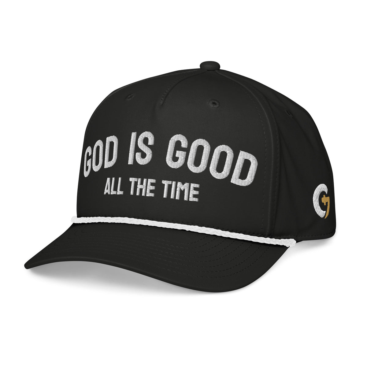 Performance Rope Cap - God is Good. All the Time (Black) – God is Good ...